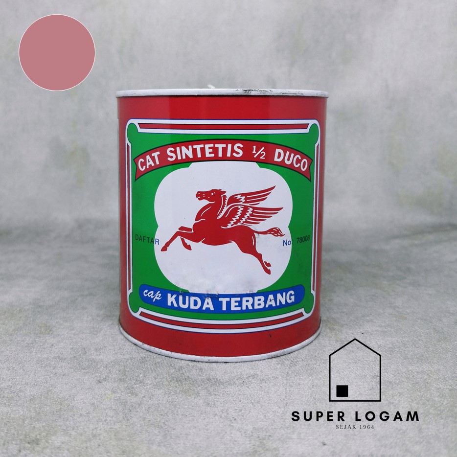 Jual Cat Sintetis 1/2 Duco 1 Liter Kuda Terbang (908 - Pink) | Shopee ...