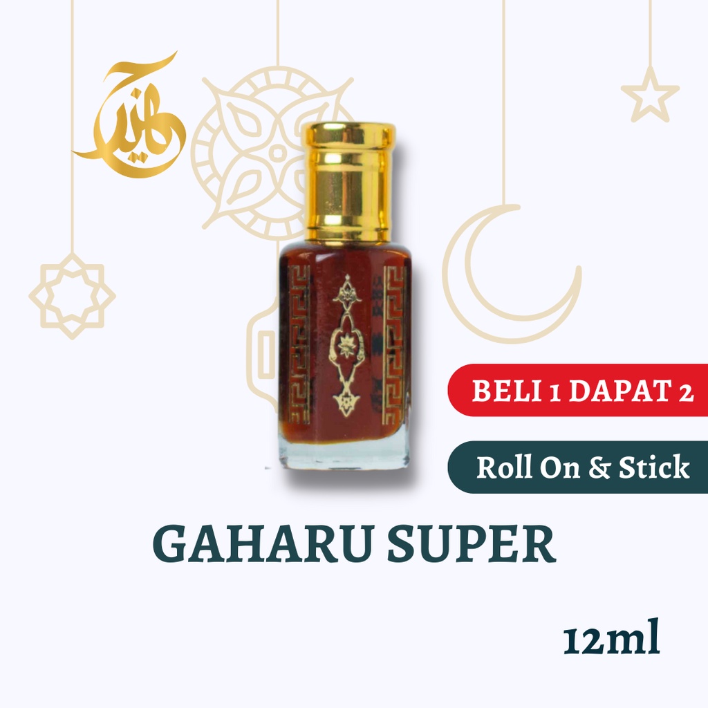 Jual [Beli 1 Dapat 2] 12ml Gaharu Super India / Oud Al Hindi / Indian ...