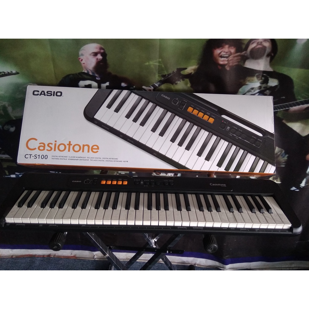 Jual Keyboard Casio CTS 100 C-TS100 praktis dan ringan untuk dibawa ...