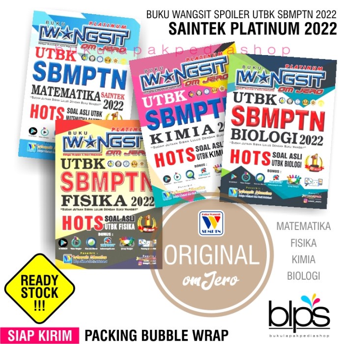 Jual Buku Wangsit UTBK SBMPTN 2022 SAINTEK Platinum | Shopee Indonesia