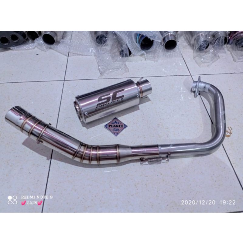 Jual knalpot sc project buat pulsar 200 ns megapro thunder sonic cs1 ...