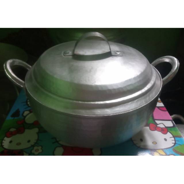 Jual panci sayur alumunium tebal khas garut diameter 30cm | Shopee ...