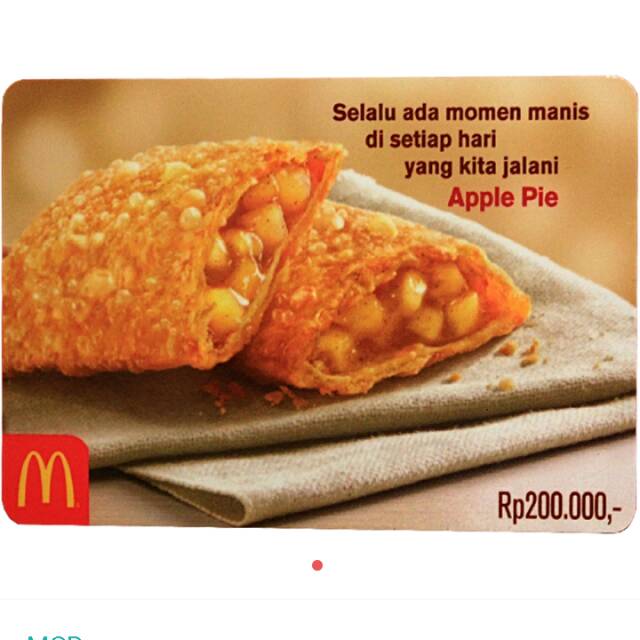 Jual Gift Card McD 200.000 / Voucher McDonald's | Shopee Indonesia