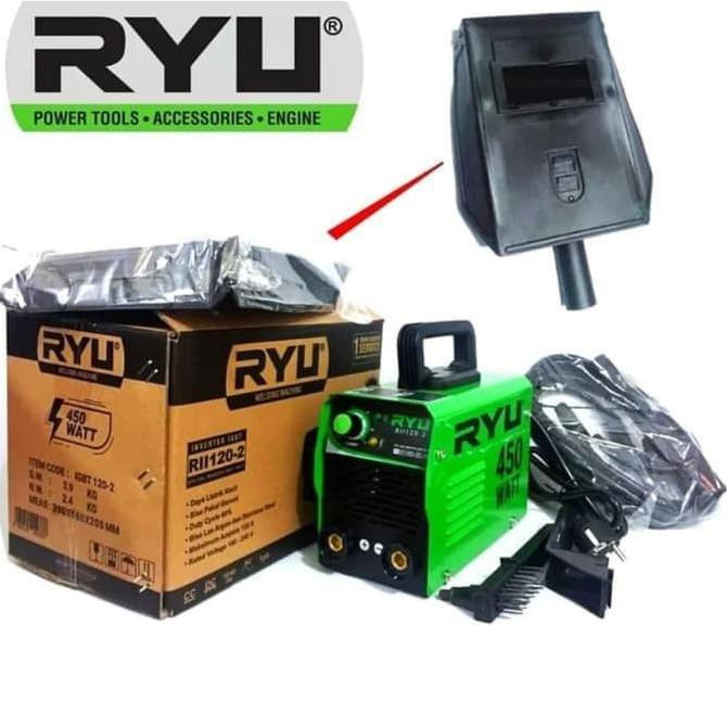 Jual Best Produk] Ryu Rii 120-2 Mesin Las Igbt 120A Trafo Las Inverter ...