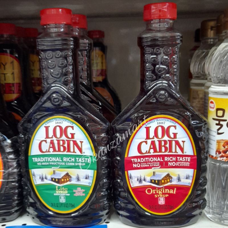 Jual Log Cabin Traditional Rich Taste Original/Lite Syrup 710ml ...
