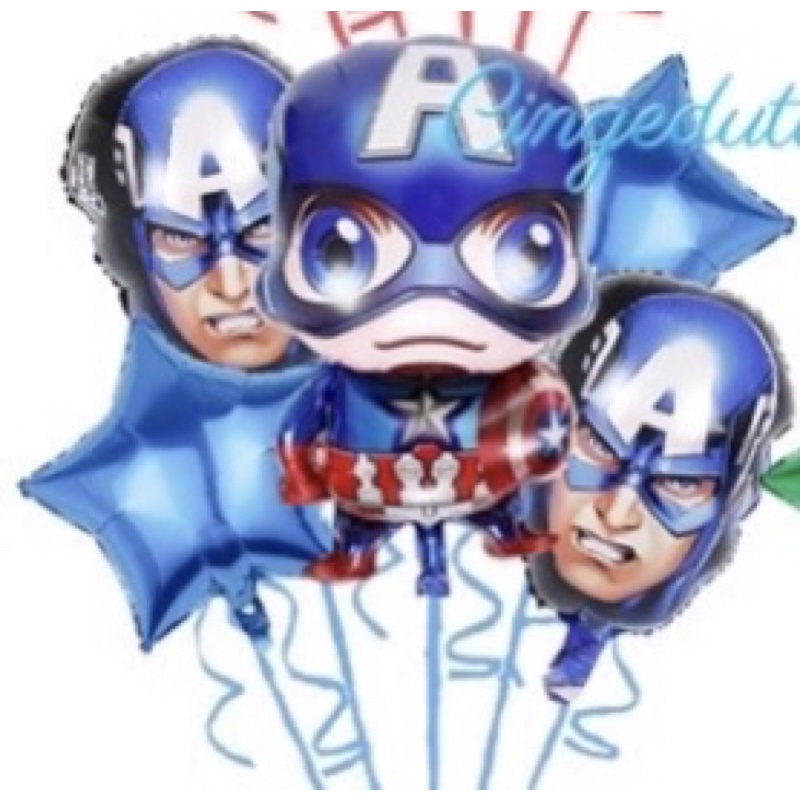 Jual Paket balon ulang tahun super hero / avenger / Spiderman / hulk ...