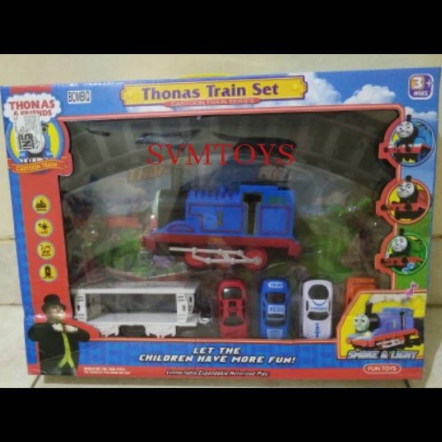 Jual Mainan kereta api thomas asap kereta rel Thomas suara dan lampu | Shopee Indonesia