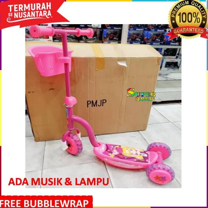 Jual Skuter Anak Roda 3 Ada Musik Dan Lampu Sekuter Otoped Anak ...