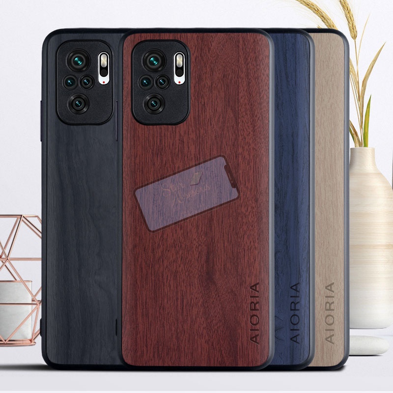 Jual Case Xiaomi Redmi Note 10S Case Aioria Wood Pattern Original Redmi ...