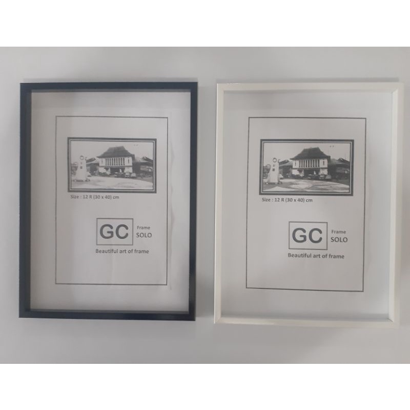 Jual pigura frame uk:12R(30×40)cm(TANPA KACA)model kedalam | Shopee ...