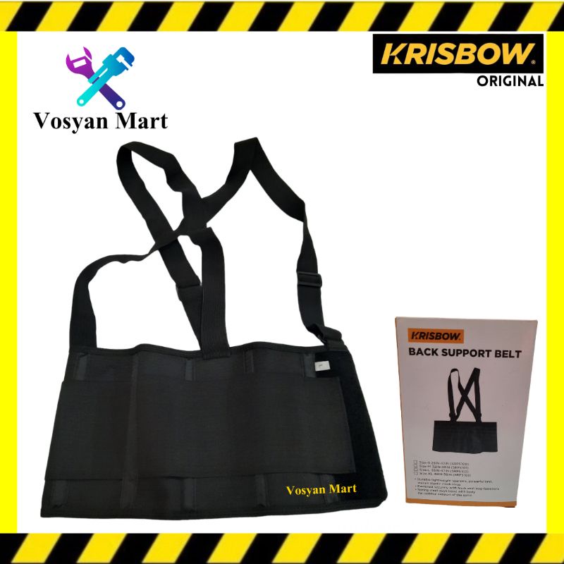 Jual Krisbow Back Support L || Sabuk Pengaman Punggung Krisbow || Sabuk Safety Krisbow ...