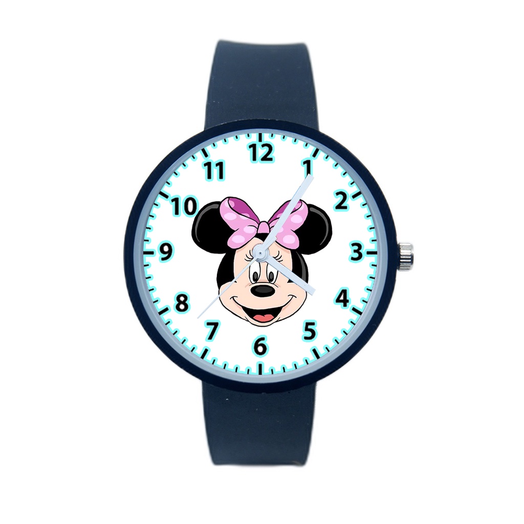 Jual Jam Tangan Anak Lucu Fashion Karakter Mini Mouse Banyak Varian ...