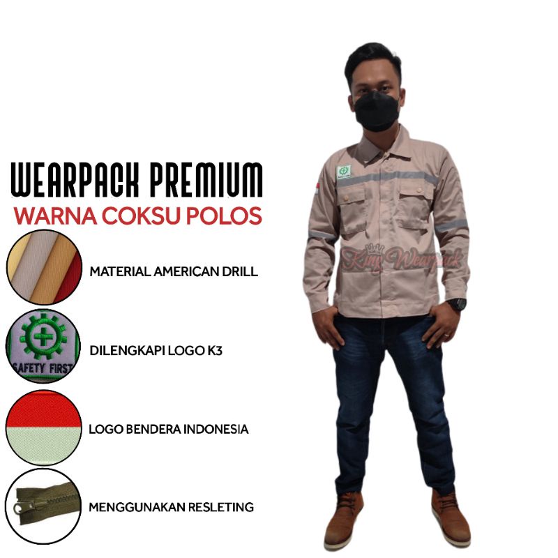 Jual WEARPACK SAFETY / BAJU PROYEK/ SERAGAM KERJA MURAH BERKUALITAS ...