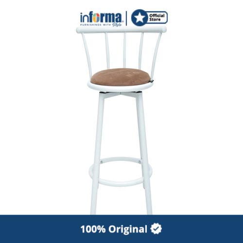 Jual Informa Neo Mocha Kursi Bar H75 - Putih Ivory Bar Stool Kursi Kafe ...