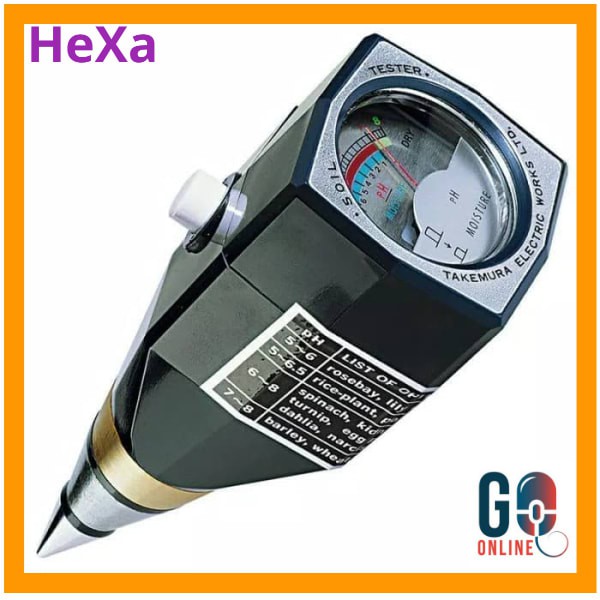 Jual Takemura Soil PH Humidity Moisture Tester Meter DM 15 | Shopee ...