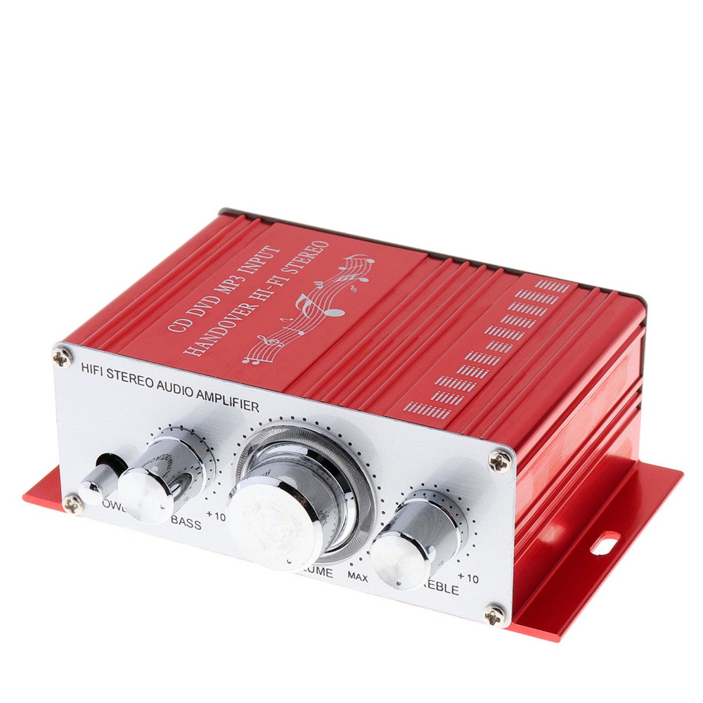 Jual Ampli Mini HiFi Stereo Power Amplifier Treble Bass Booster 12V 2.1 ...