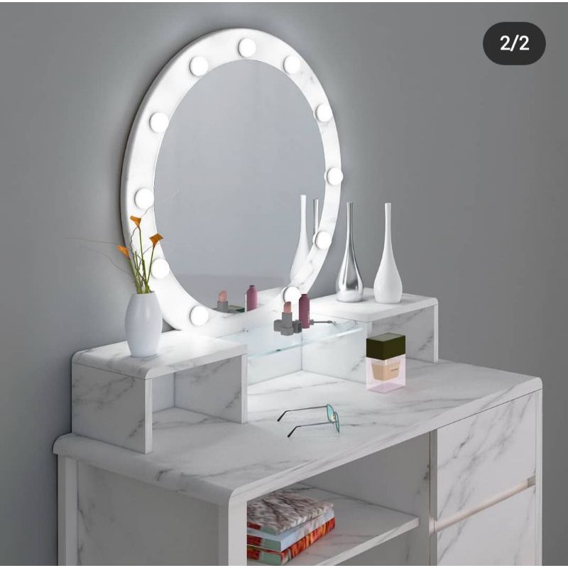 Jual MEJA RIAS SIANTANO MR MARBLE 02 UK 90X40X145CM | Shopee Indonesia