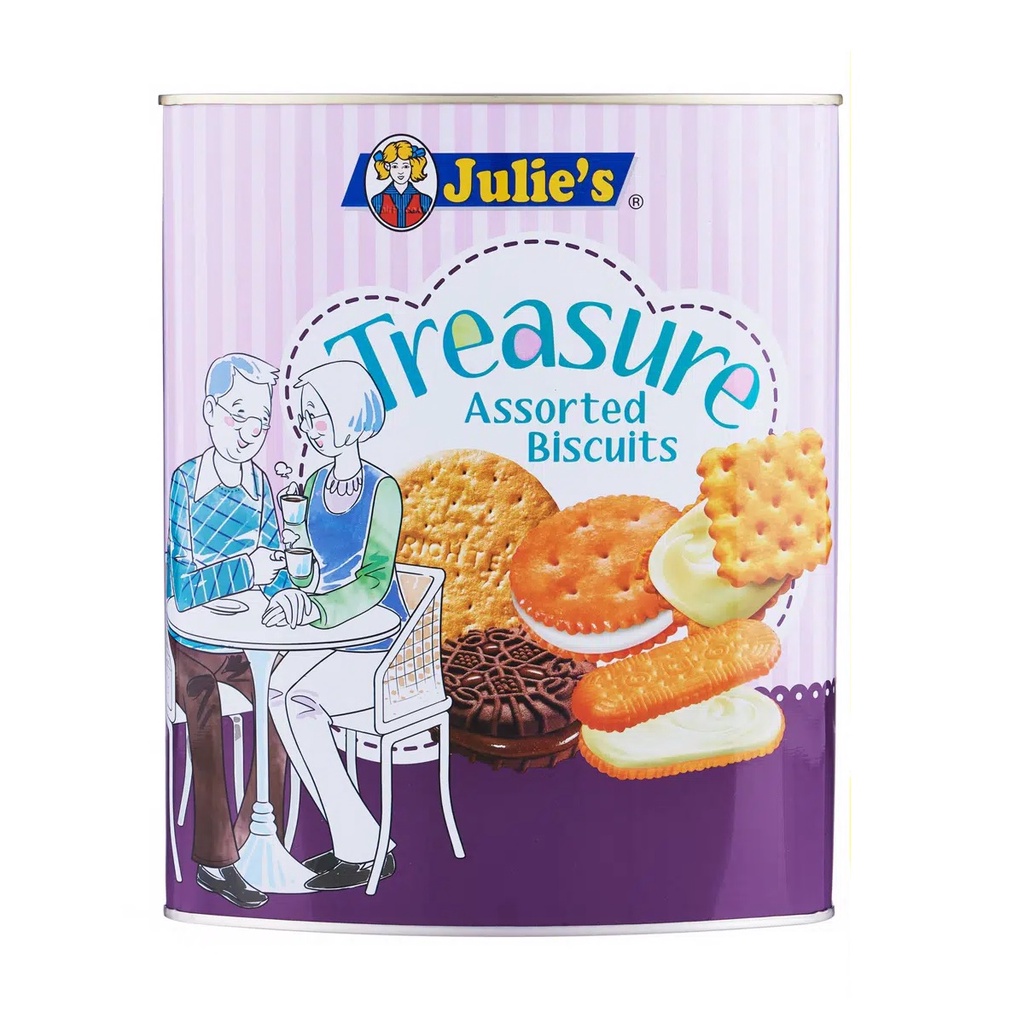 Jual Julie's Assorted Biscuits - Treasure 530g | Shopee Indonesia