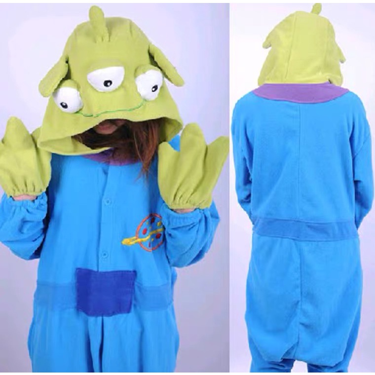 Jual KOSTUM ONESIE ALIEN LITTLE GREEN MEN TOY STORY PIYAMA BAJU TIDUR ...