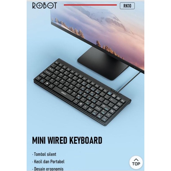 Jual Keyboard Wired Mini Robot Original | Shopee Indonesia