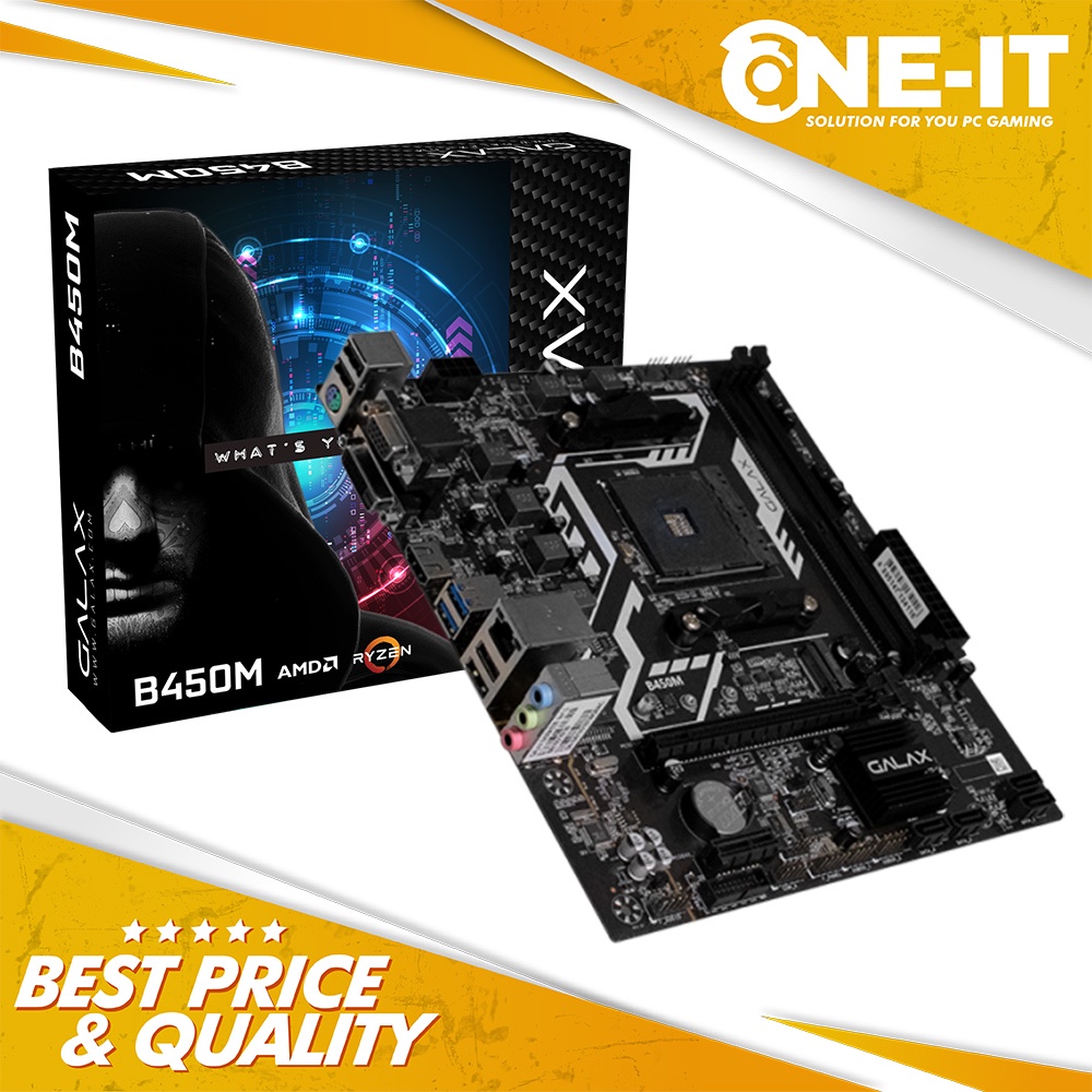 Jual Motherboard GALAX B450M AMD SATA 6Gbps, DDR4 32G | Shopee Indonesia