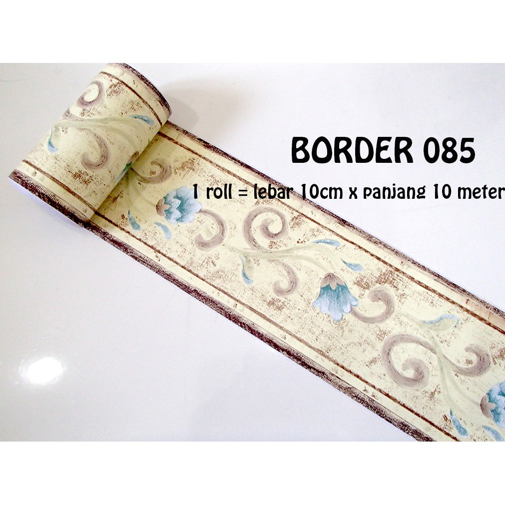 Jual WALLBORDER WALLPAPER BORDER LIST BORDER STICKER 085 (10cm X ...
