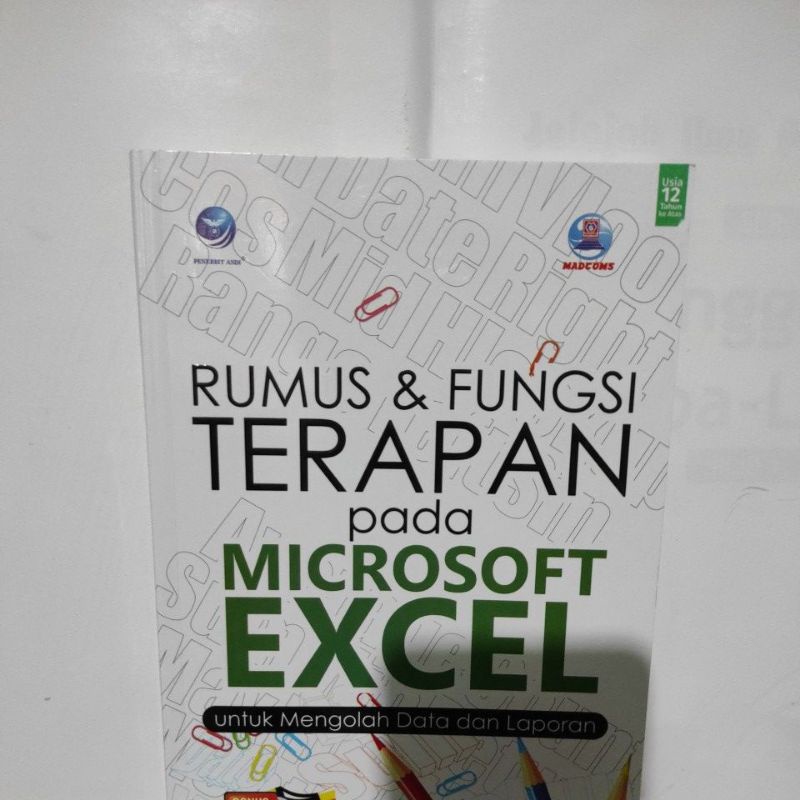 Jual Buku Rumus & Fungsi Terapan Pada MICROSOFT Excel Untuk Mengolah ... Jual Buku Rumus & Fungsi Terapan Pada MICROSOFT Excel Untuk Mengolah ...