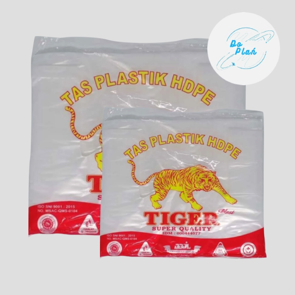 Jual PLASTIK BENING HDPE TIGER UKURAN 15 & 24 | Shopee Indonesia