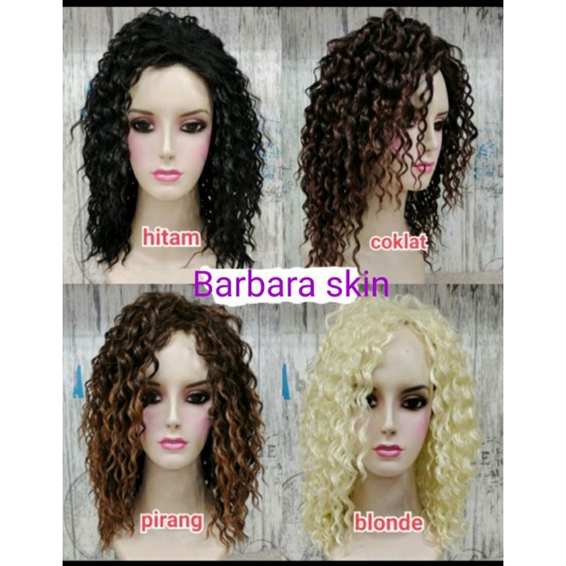 Jual Wig Keriting Poni Panjang Rambut Palsu | Shopee Indonesia