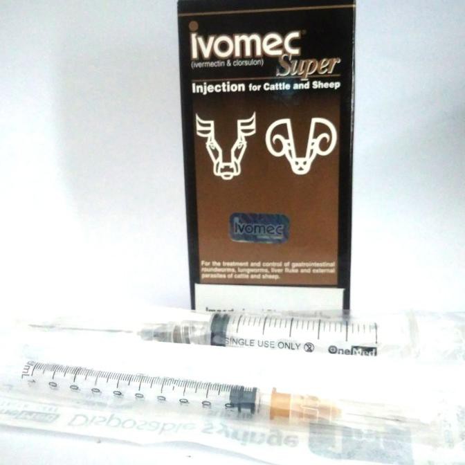 Jual ivomec super 50 ml original product obat hewan ternak plus bonus | Shopee Indonesia