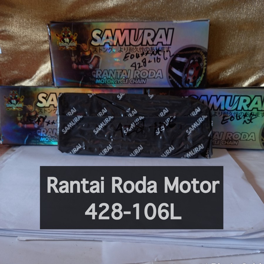 Jual Rantai Roda Motor 428-106L merk Samurai | Shopee Indonesia