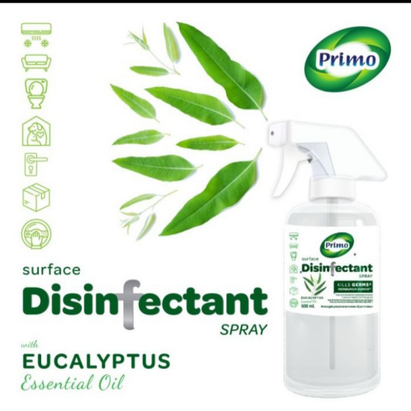 Jual Primo Disinfectan spray Eucalyptus 500ml | Shopee Indonesia