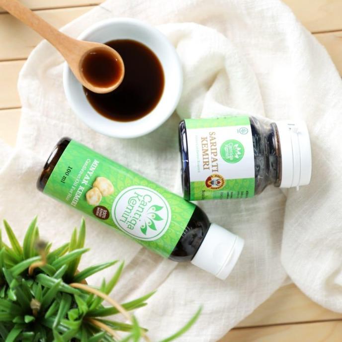 Jual PAKET HEMAT TRIO CANTIQA KEMIRI (Masker Rambut + Minyak + Saripati ...