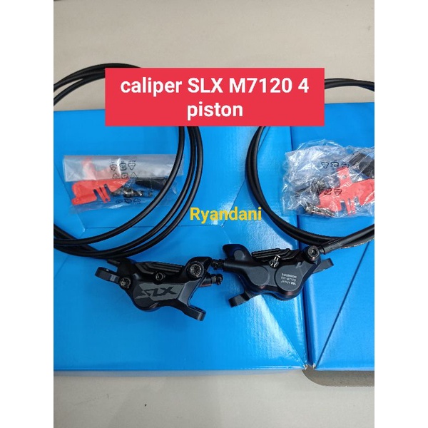 Jual kaliper caliper SLX m7120 4 Piston not caliper SLX m7100 xt m8120 ...