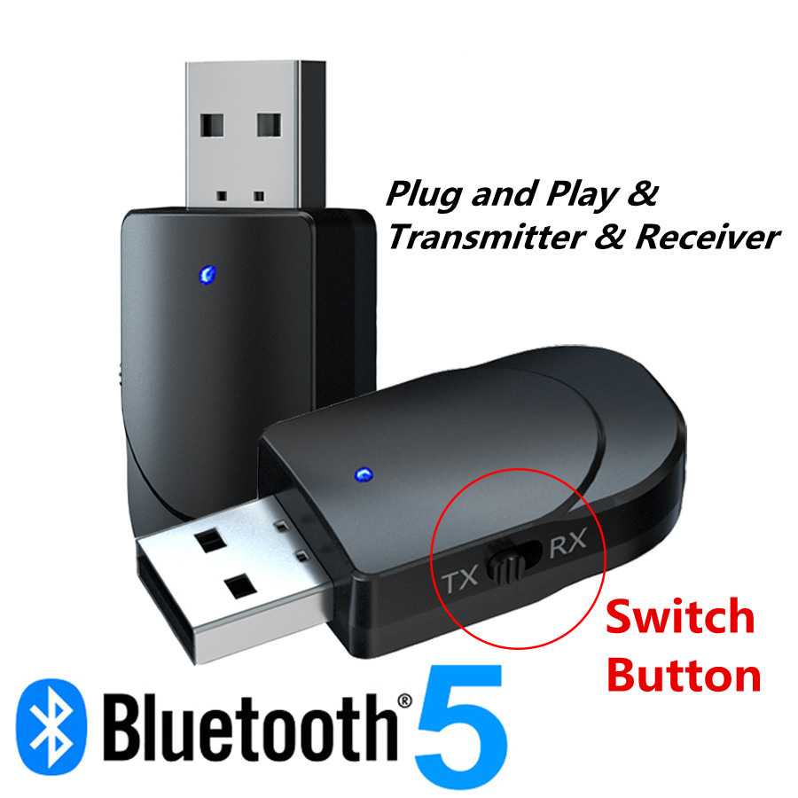 Jual VIKEFON 2 in 1 USB Audio Bluetooth 5.0 Transmitter & Receiver ...