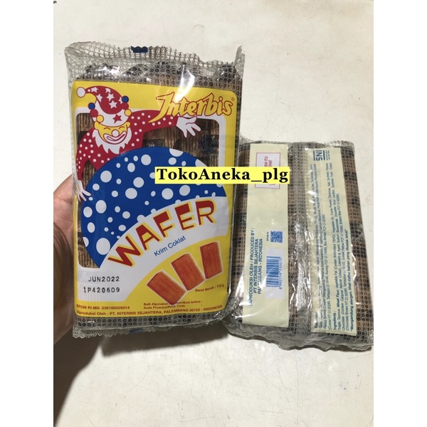 Jual Interbis Wafer Krim Coklat / Roti Es 110g | Shopee Indonesia