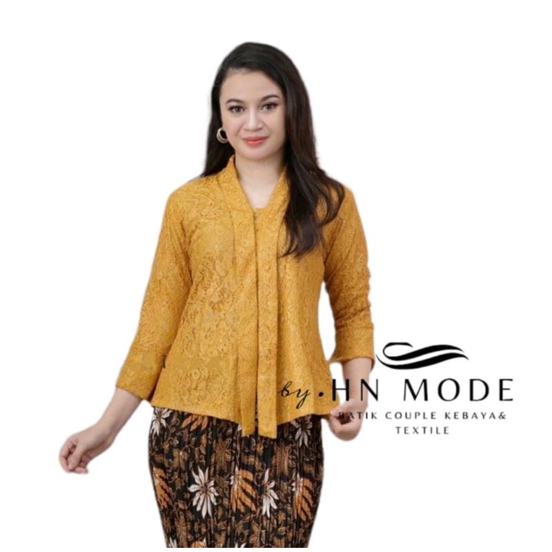 Jual Kebaya wisuda / kebaya kutu baru modern / kebaya kutu baru / setelan kebaya brukat modern ...