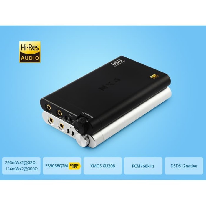 Jual Topping NX4 DSD Portable USB DAC Headphone Amplifier - Black ...