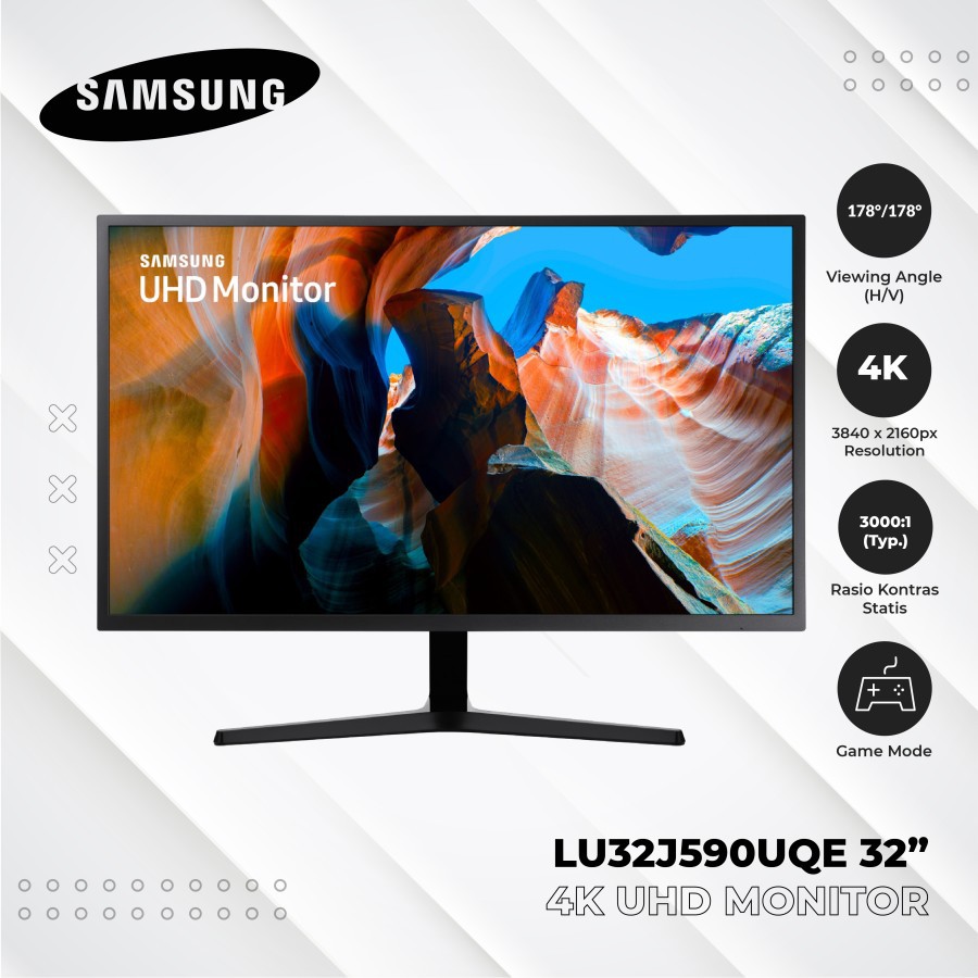 Jual Monitor 4K Samsung U32J590 Flat 32" UHD - Garansi Resmi | Shopee ...