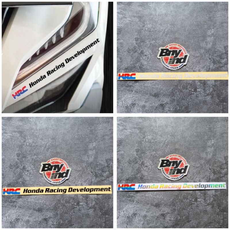 Jual STICKER STIKER HRC HONDA RACING DEVELOPMENT CUTTING | Shopee Indonesia
