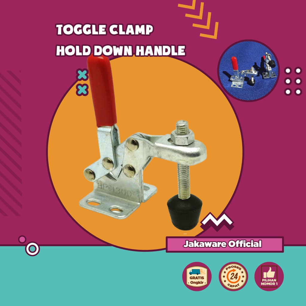 Jual ALAT DORONG JEPIT VERTIKAL TOGGLE CLAMP KLEM GANTUNG BANTU TUKANG ...