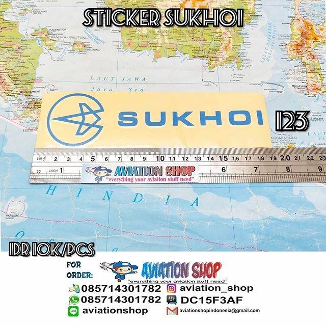 Jual Sticker stiker Sukhoi | Shopee Indonesia