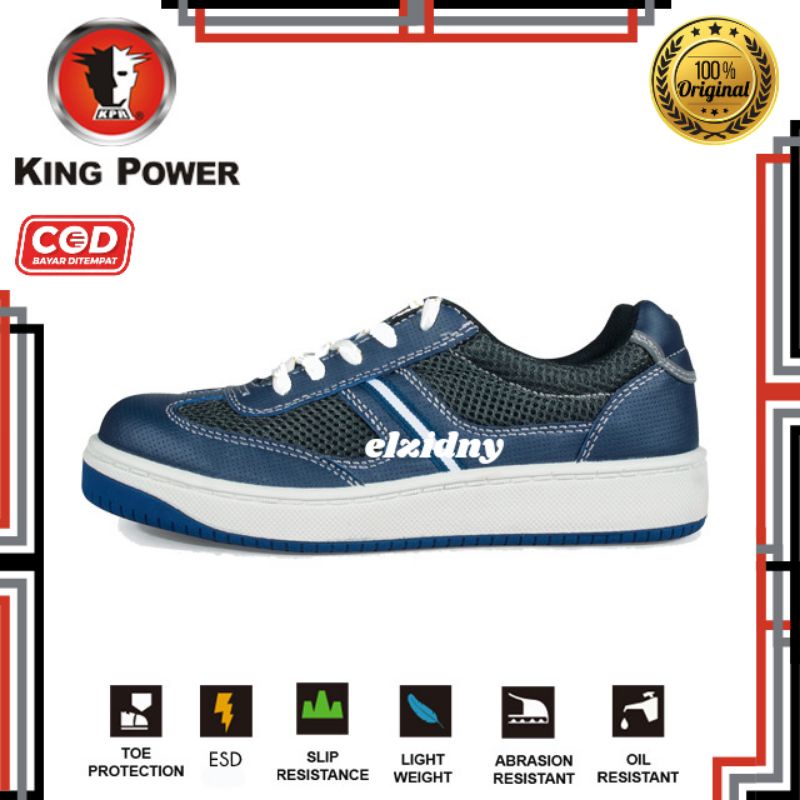 Jual Sepatu Safety Sneakers King Power L-881 safety shoes ringan sporty ...