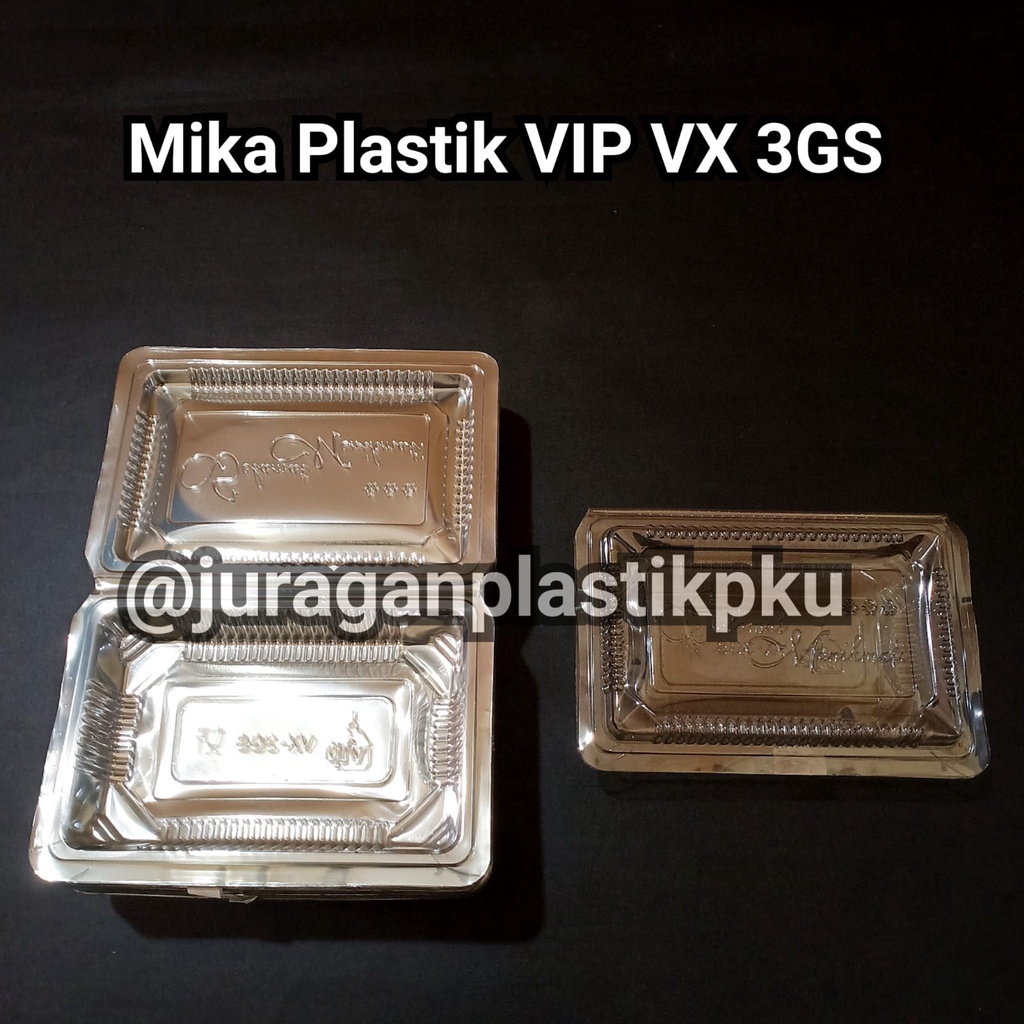 Jual Mika Plastik VIP VX 3GS | 3A 3X Tebal isi 100pcs/pack Kotak ...