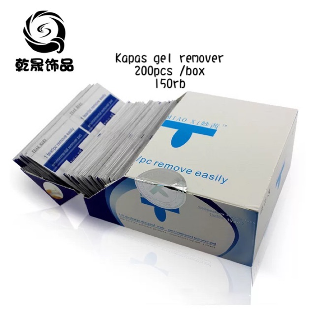 Jual TISU GEL REMOVER (200pcs) | Shopee Indonesia