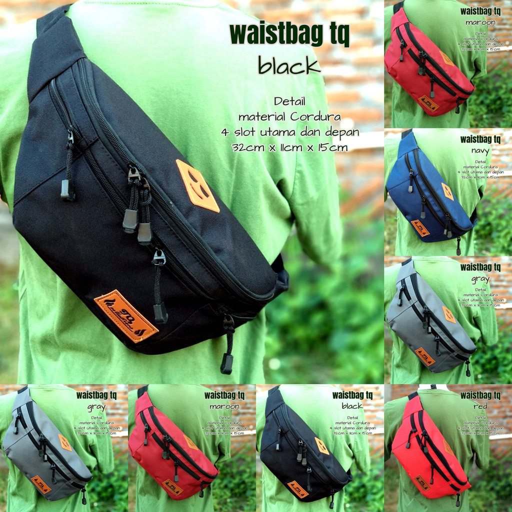 Jual Tas slempang selempang waistbag slingbag pria distro waist sling ...