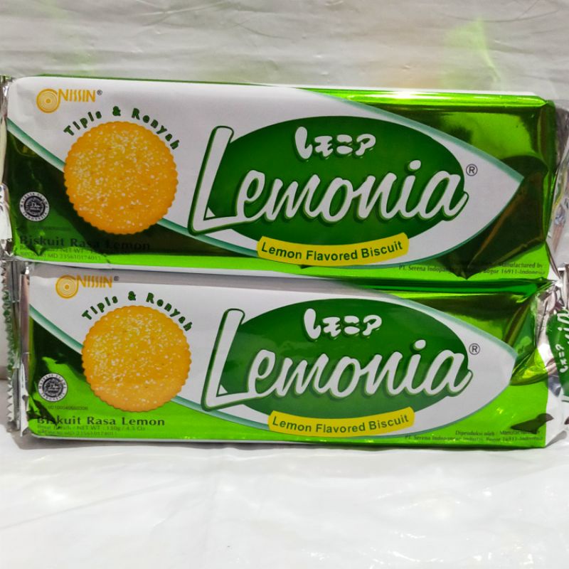 Jual Nissin Lemonia Biskuit Rasa Lemon / Kelapa / Cokelat 130gr ...