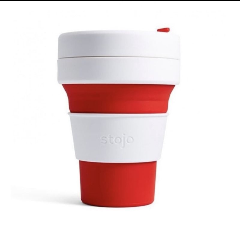 Jual Stojo Cup X Nescafe 12 Oz Collapsible Cup Red Color | Shopee Indonesia