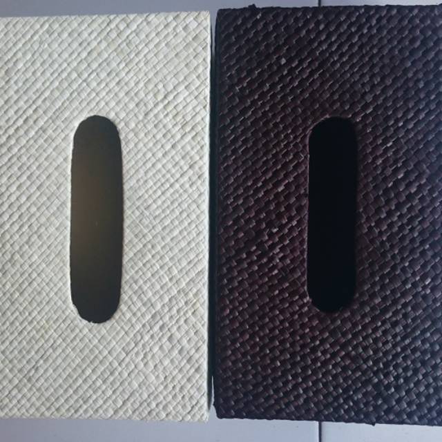 Jual Box kotak tissue polos anyaman pandan khas Rajapolah | Shopee ...