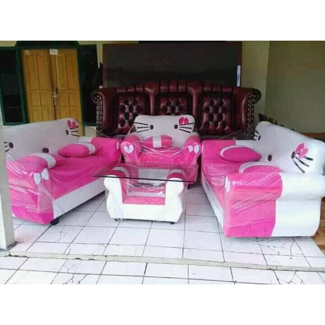 Jual Sofa hello Kitty sofa karakter sofa minimalis sofa ruang tamu ...